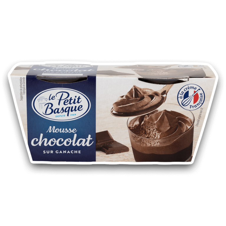 Mousse au chocolat sur ganache - Le Petit Basque