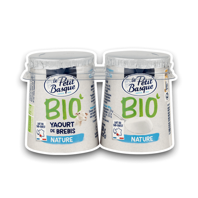 Yaourt de brebis Bio nature - Le Petit Basque